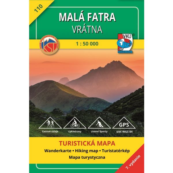 Mapa VKU Malá Fatra - Vrátna (110)
